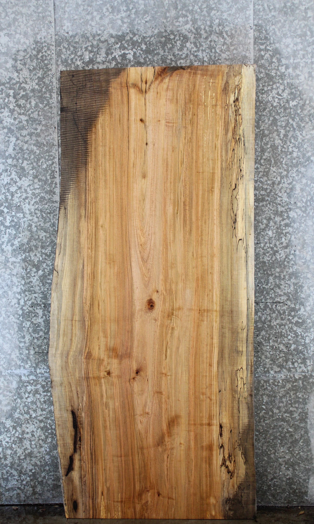 Natural Edge Maple Dining Table Top Slab, Live Edge Wood 39064 | Lumber ...