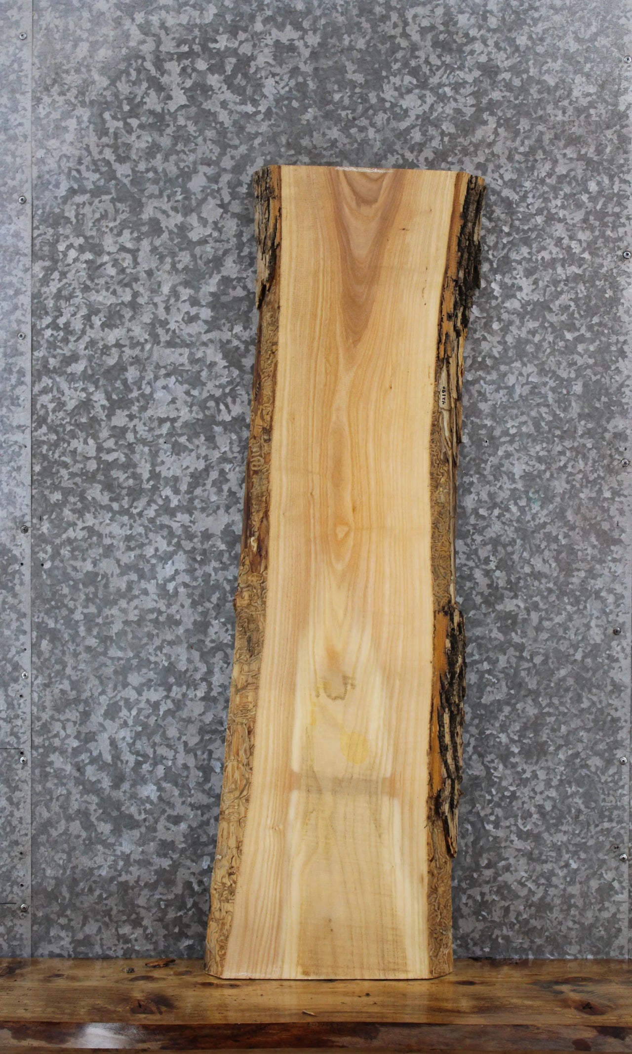 Ash Live Edge Shelf/Bench/Mantel Slab 42180 | Lumber Shack